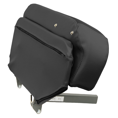 Configura Advance | Dropdown Armrests, 400-550mm Black Vinyl – Enable Lifecare