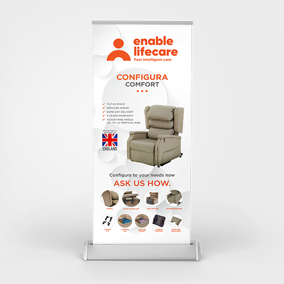 Configura Pull-Up Banner – Enable Lifecare