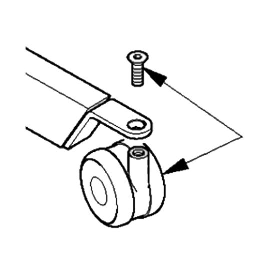 Standaid | Front Castor Kit (X2) – Enable Lifecare
