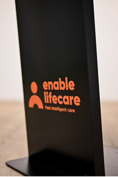 Product Feature Display Stand – Enable Lifecare